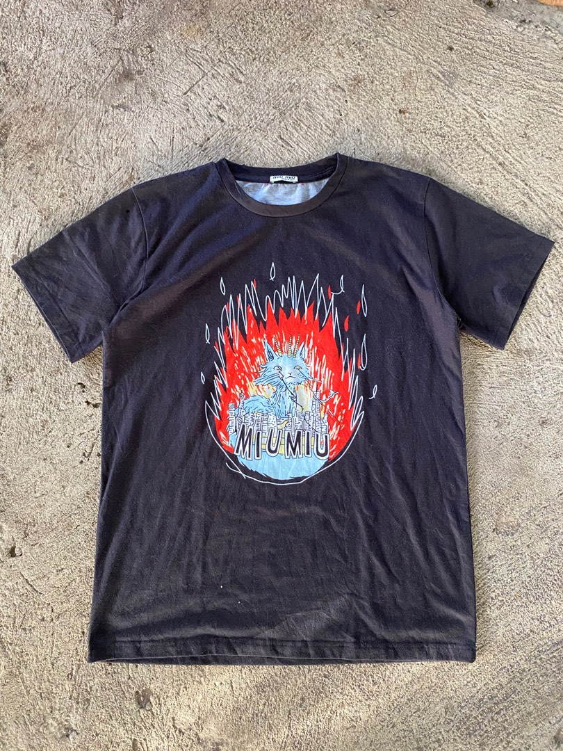 Miu Miu Eri Wakiyama Tee, Men's Fashion, Tops & Sets, Tshirts & Polo ...