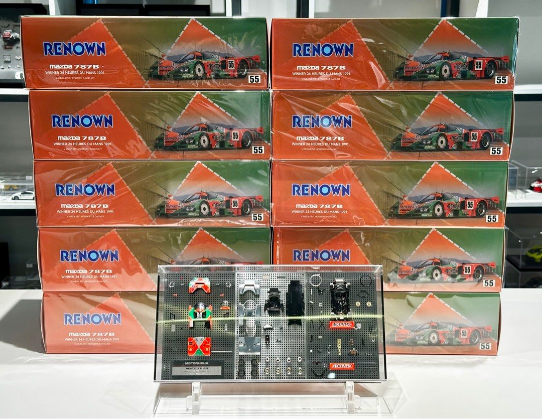 Motorhelix 1/64 Mazda 787B Winner 1991 24hrs Le Mans HEC Special ...