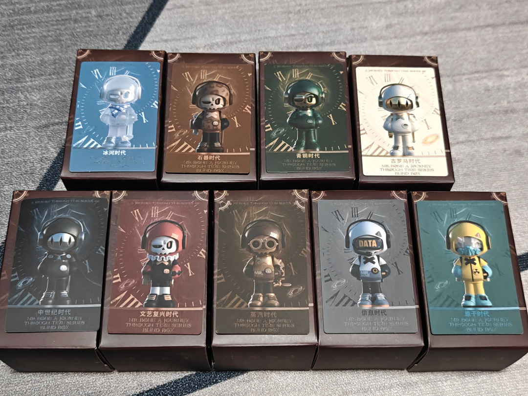 Mr Bone Mini 2.0 - A Journey Through Time Series Blind Box, Hobbies ...