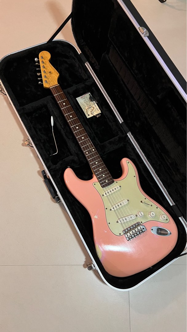 Nash Guitars USA S63 S-63 Shell Pink Strat Vintage Stratocaster ...