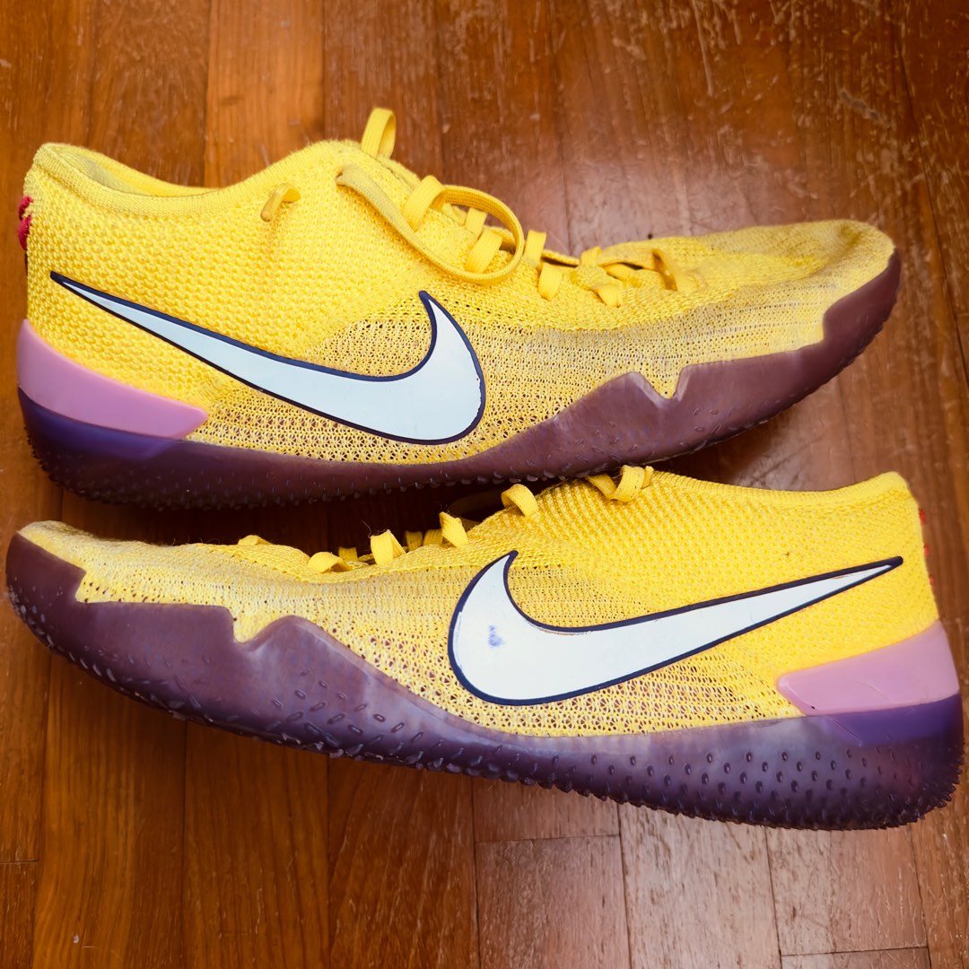 Nike Kobe AD NXT 360 Yellow Strike NBA Lakers basketball shoes sneakers ...
