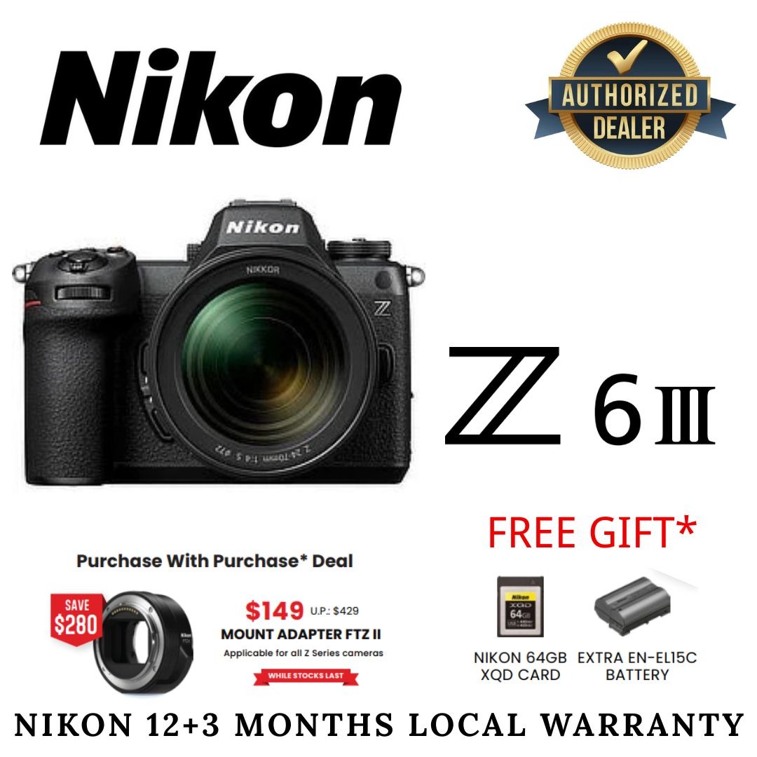NIKON Z6III BODY / NIKON Z6III 24-70 KIT / NIKON Z6III 24-120 KIT ...