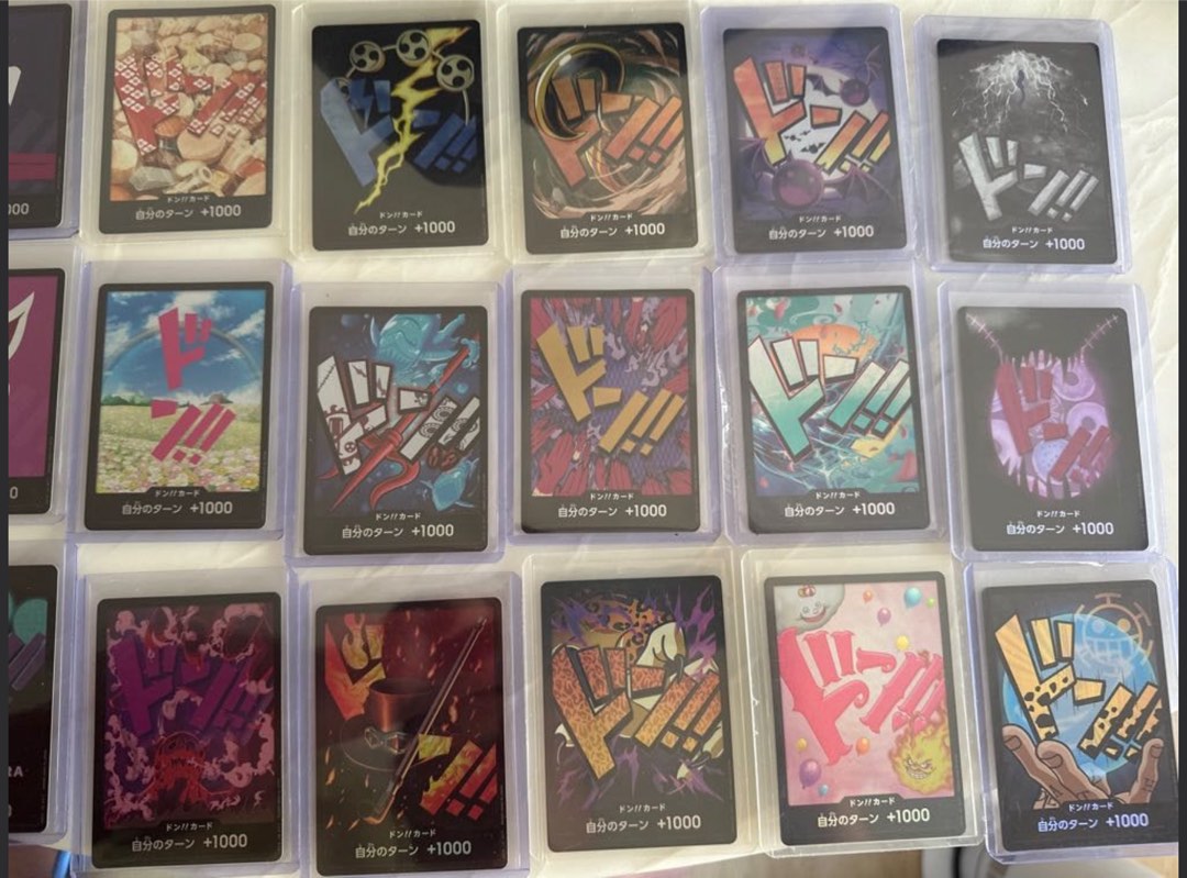 One piece Dons - optcg- PRB 01 - foil dons, Hobbies & Toys, Toys ...