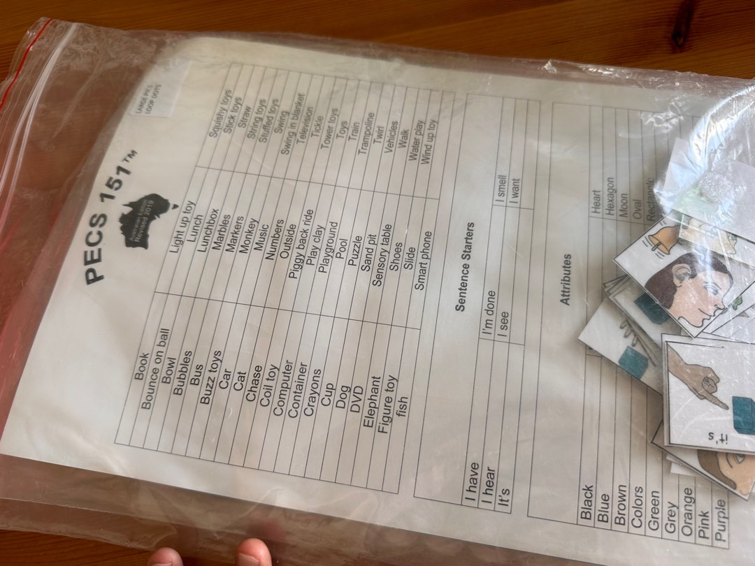 PECS Smile4Autism Communication Book, Hobbies & Toys, Toys & Games on ...