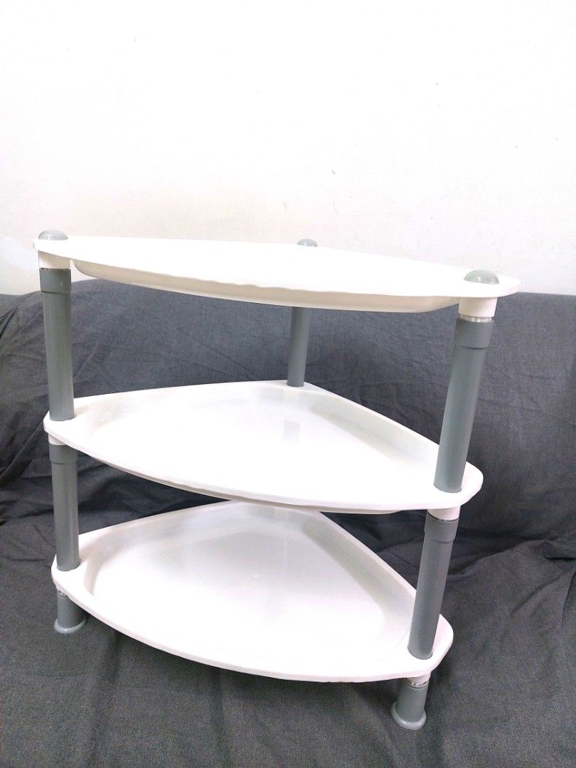 PLASTIC CORNER SHELF, Furniture & Home Living, Bathroom & Kitchen ...
