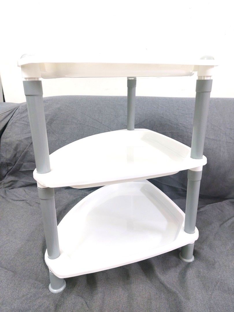 PLASTIC CORNER SHELF, Furniture & Home Living, Bathroom & Kitchen ...