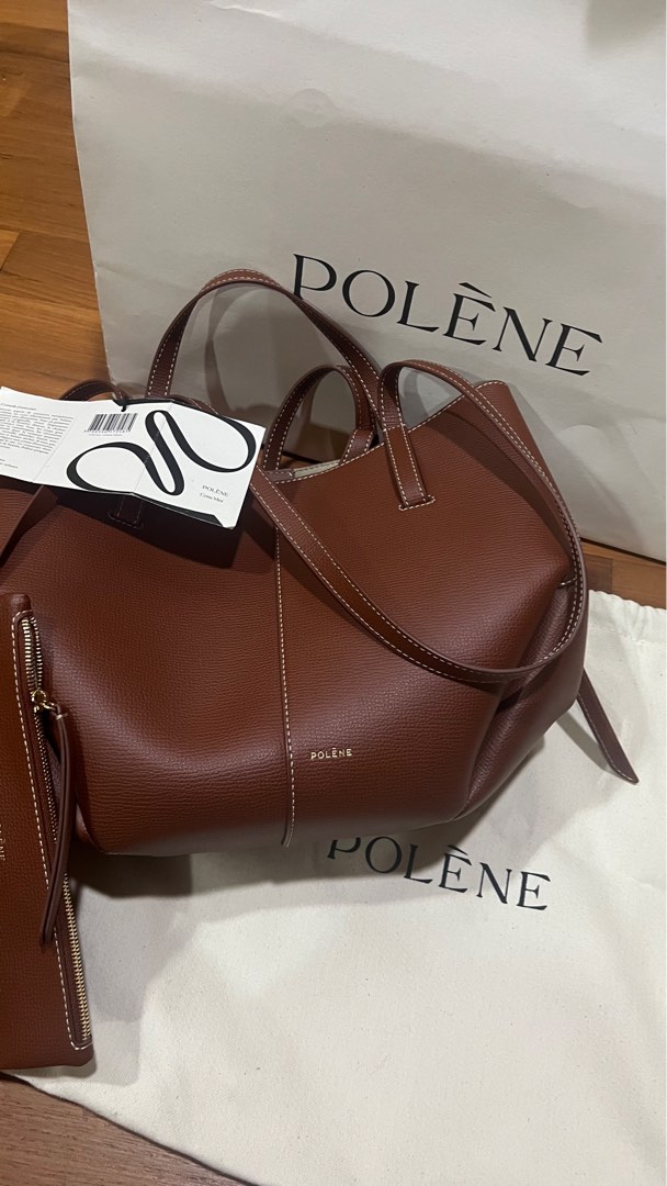Polene Cyme Mini Cognac, Women's Fashion, Bags & Wallets, Shoulder Bags ...