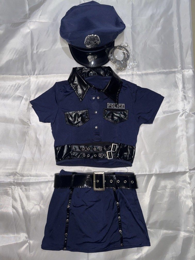 Police Woman Cosplay | Seragam Cosplay Polisi | One Set Cosplay, Fesyen ...