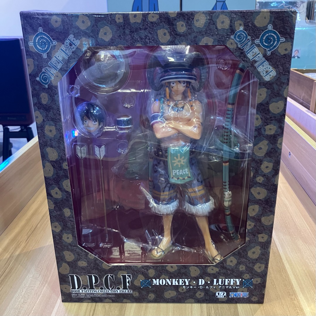 P.O.P Monkey D. Luffy Animal Ver. Door Painting Collection MEGAHOUSE ...