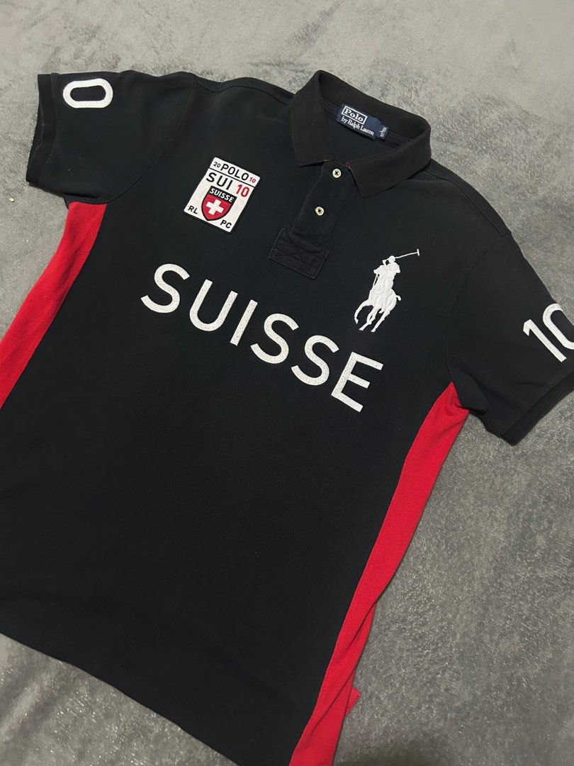 RALPH LAUREN SUISSE COUNTRY POLO, Men's Fashion, Tops & Sets, Tshirts ...