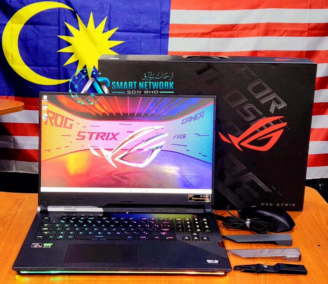 ROG SCAR G7 RYZEN 9 RTX 3070 8GB, 17" FHD IPS 300Hz, MECHANICAL ...