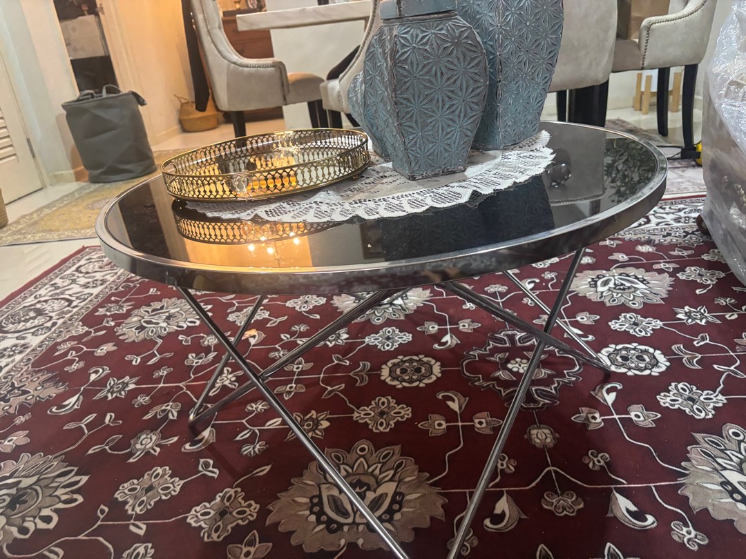 Round Modern Coffee Table SSF, Furniture & Home Living, Furniture ...