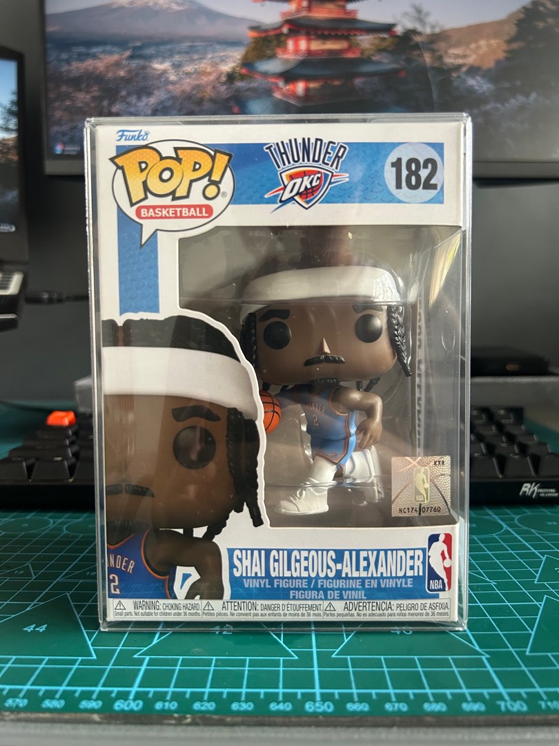 Shai Gilgeous Alexander NBA Funko Pop #182, Hobbies & Toys, Toys ...