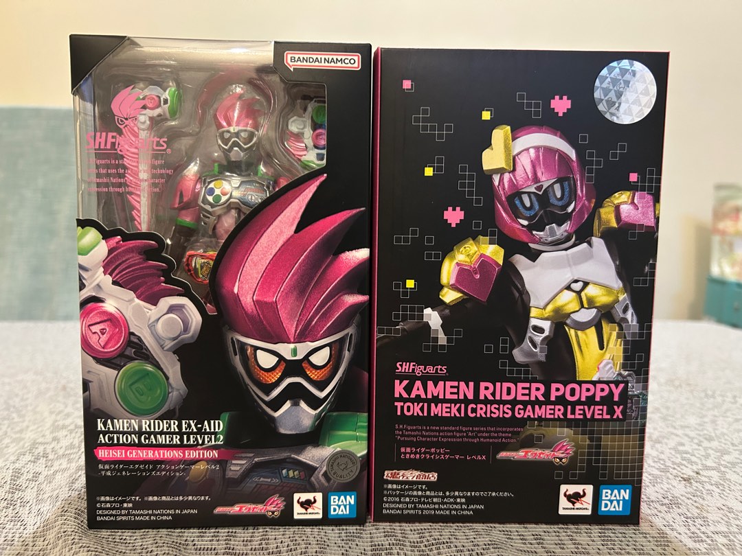 (RESERVED) SHF Kamen Rider Ex Aid & Poppy, Hobbies & Toys, Toys & Games ...
