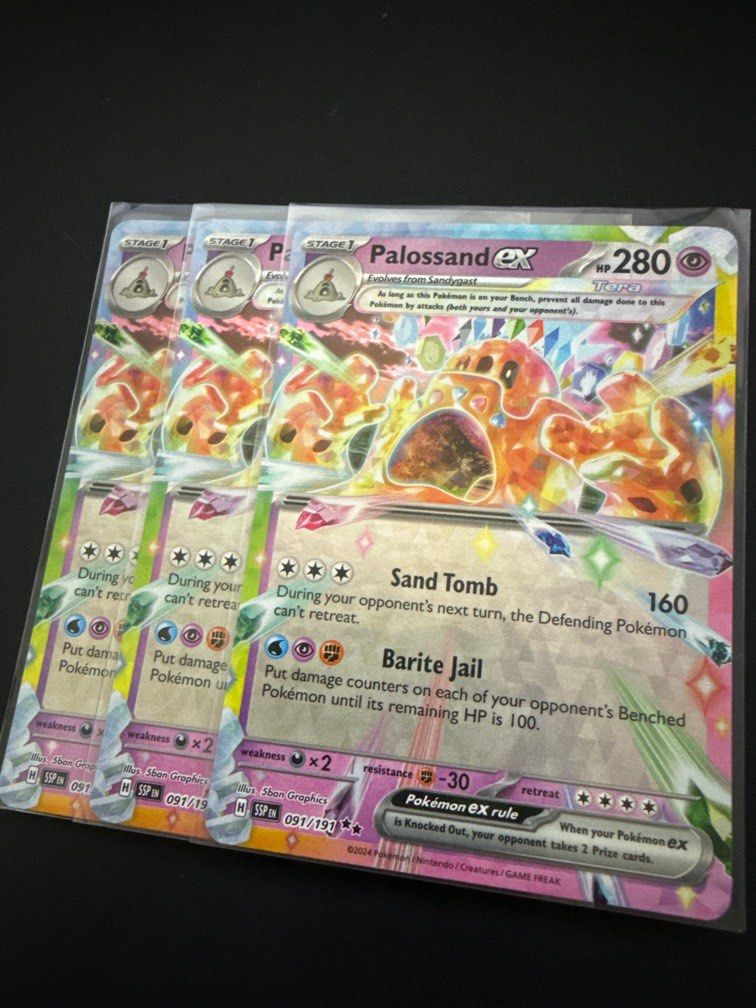 Surging Sparks - Palossand ex (Pokemon), Hobbies & Toys, Toys & Games ...