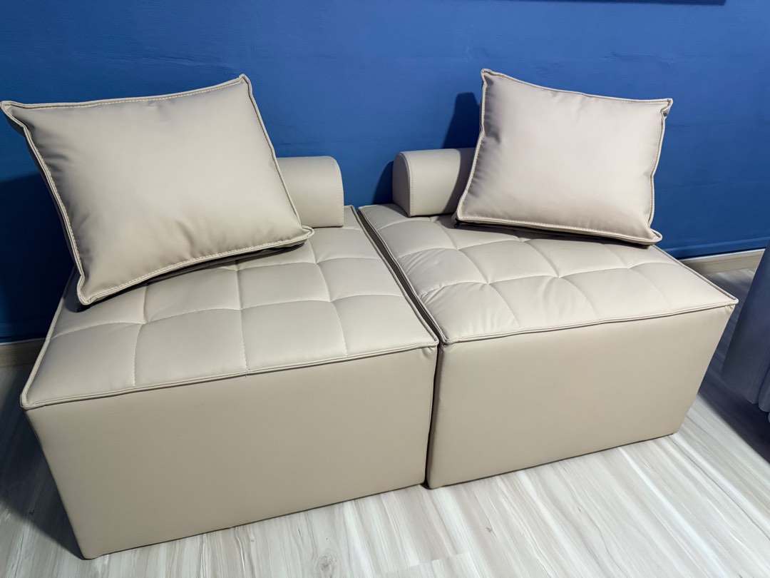 Tatami Tofu Block Sofa, Furniture & Home Living, Furniture, Sofas on Carousell