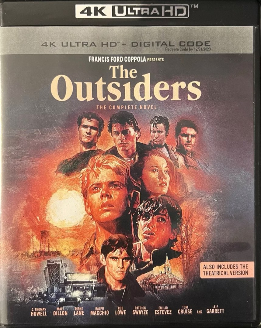 The Outsiders 4K UHD, Hobbies & Toys, Music & Media, CDs & DVDs on ...