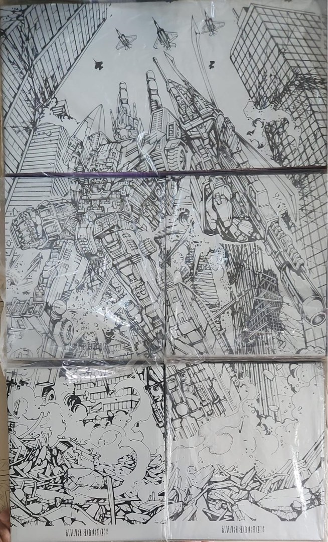 Third-party Transformer combined box art for Warbotron's version of the ...