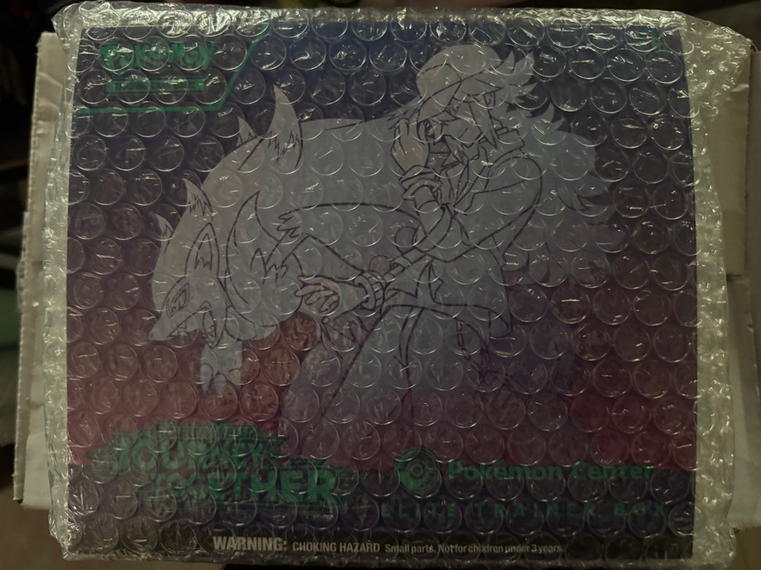 (Unshrink) Journey Together Pokemon Center Elite Trainer Box, Hobbies ...