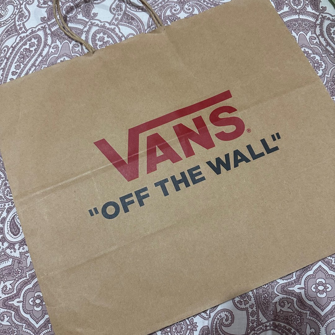 Vans Paper Bag, Women's Fashion, Bags & Wallets, Tote Bags on Carousell