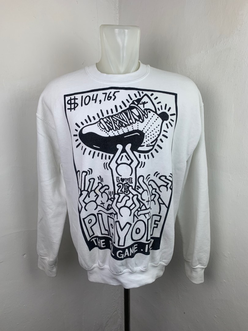 Vintage 00s Keith Haring / Michael Jordan / PLAYOFF The Ful Game 1997 ...