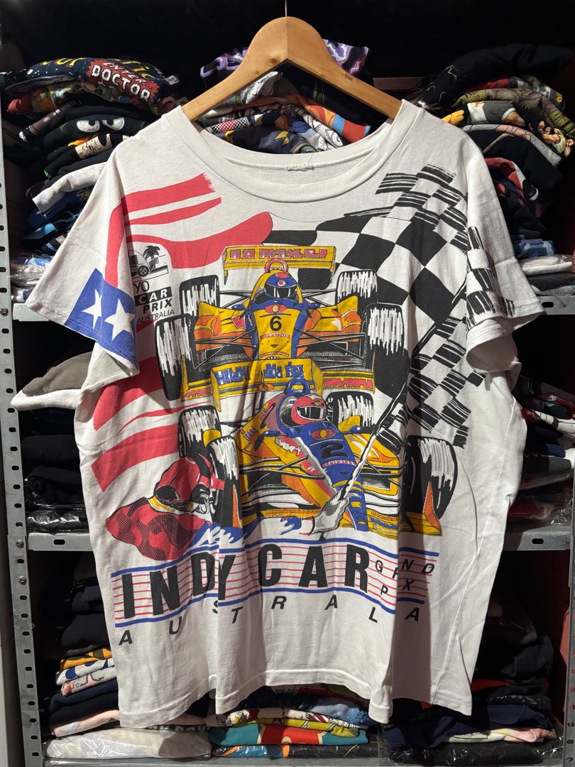 Vintage Indy Car Grand Prix, Men's Fashion, Tops & Sets, Tshirts & Polo ...