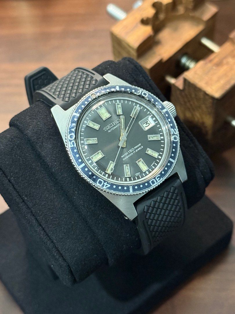 Vintage Seiko 62MAS Ref. 6217-8001 – 37mm Diver, Grey Dial, Rare ...