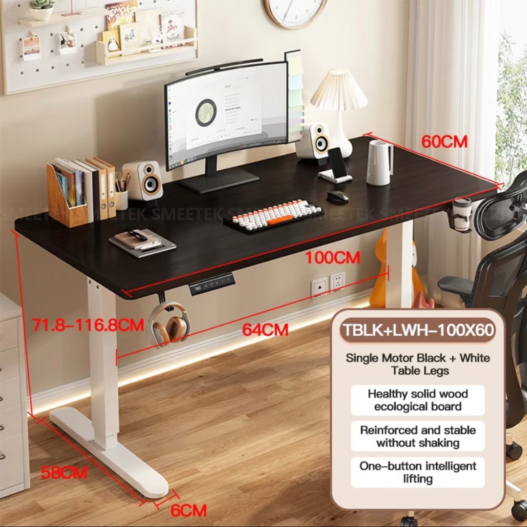 Wooden Adjustable Table | Wooden Furniture Study Table Set | Premium ...
