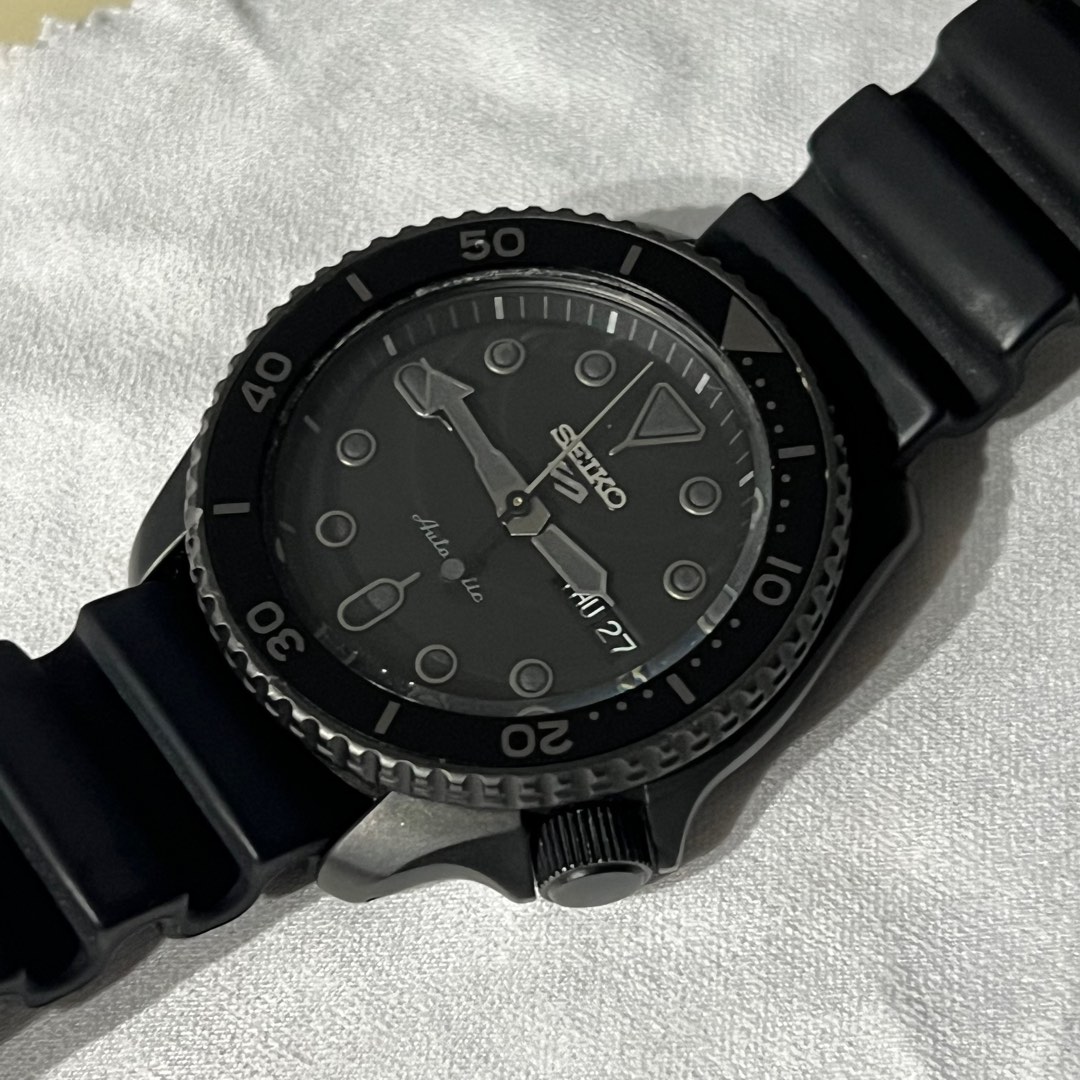 WTS SEIKO 5 SPORTS SRPD79K1 AUTOMATIC STEALTH BLACK MEN WATCH, Men's ...