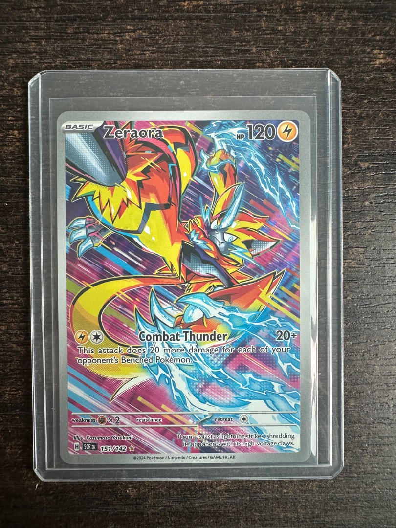 Zeraora IR Stellar Crown 151/142, Hobbies & Toys, Toys & Games on Carousell