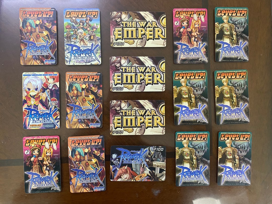 16 Pcs Assorted Philippine Ragnarok Online RPG Level Up! Designs Game ...