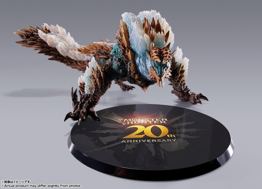 全新 日版 SH MonsterArts 雷狼龍 Jinouga Monster Hunter MH SHF 285mm action ...