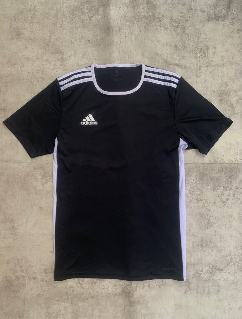 Adidas like ringer tee kaos jersey olahraga running lari sport gym ...