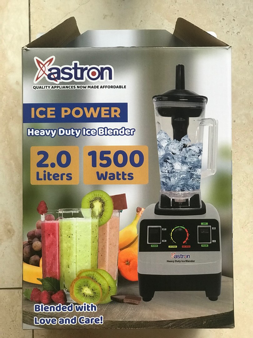 Astron Ice Power Heavy Duty Ice-Crushing Blender, TV & Home Appliances ...