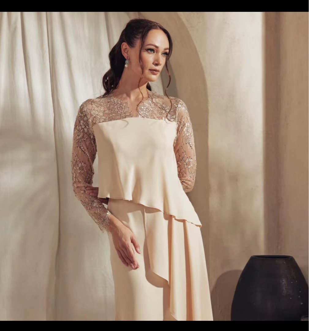 Atelier Mia Sandra - Thea in Beige, Women's Fashion, Dresses & Sets ...