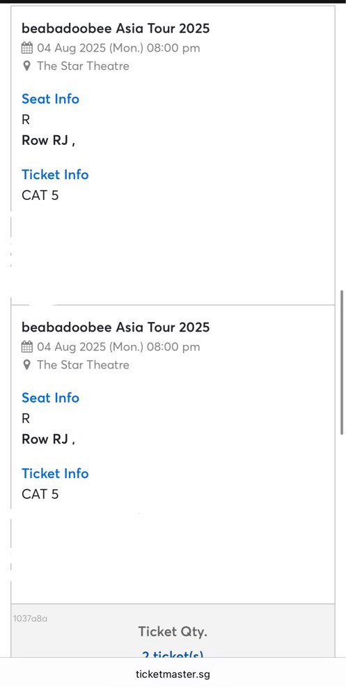 Beabadoobee tickets, Tickets & Vouchers, Event Tickets on Carousell
