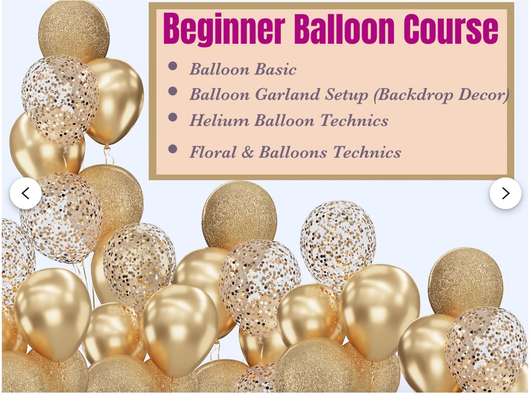 Beginner Balloon Course! Earn extra income!, Learning & Enrichment ...