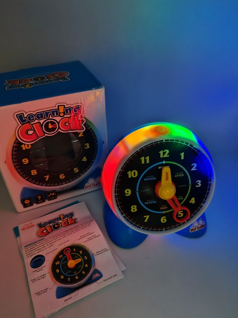 Best Learning Learning Clock (B10), Hobbies & Toys, Toys & Games on ...
