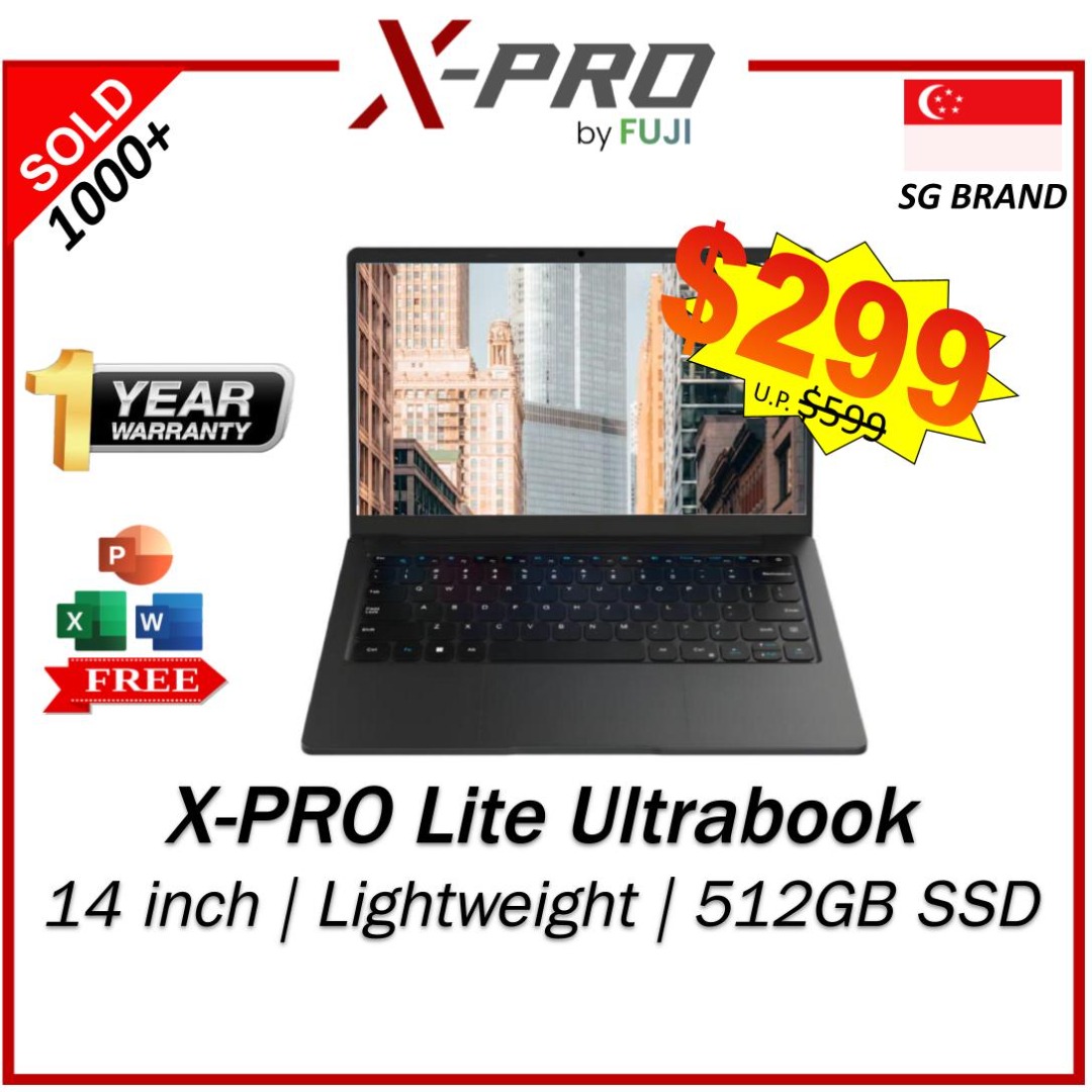 Brand New X-PRO Lite - Processor N4000 - 14 Inch - 12GB RAM - Up to 512 ...