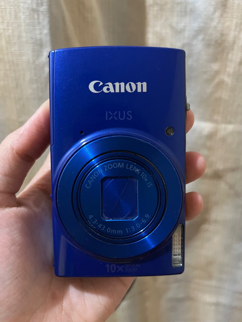 Canon Ixus 190 Digi Cam in cobalt blue, Photography, Cameras on Carousell