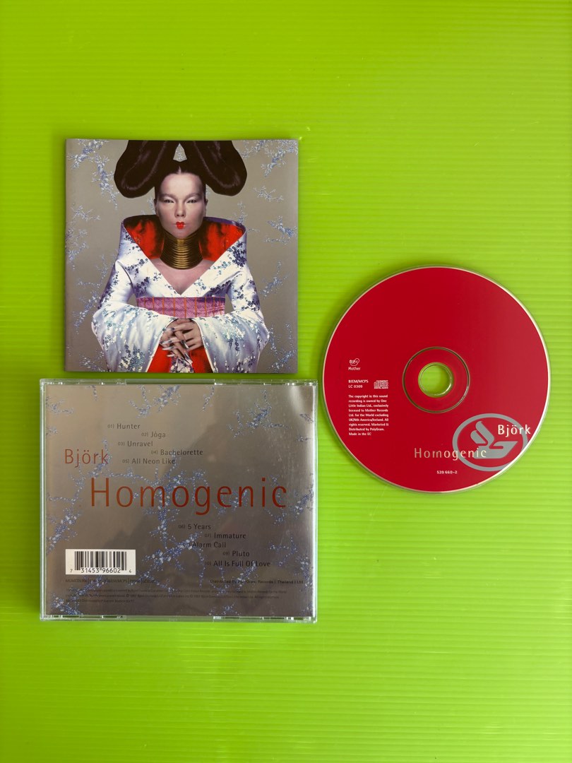 CD Bjork Homogenic Album, Hobbies & Toys, Music & Media, CDs & DVDs on Carousell