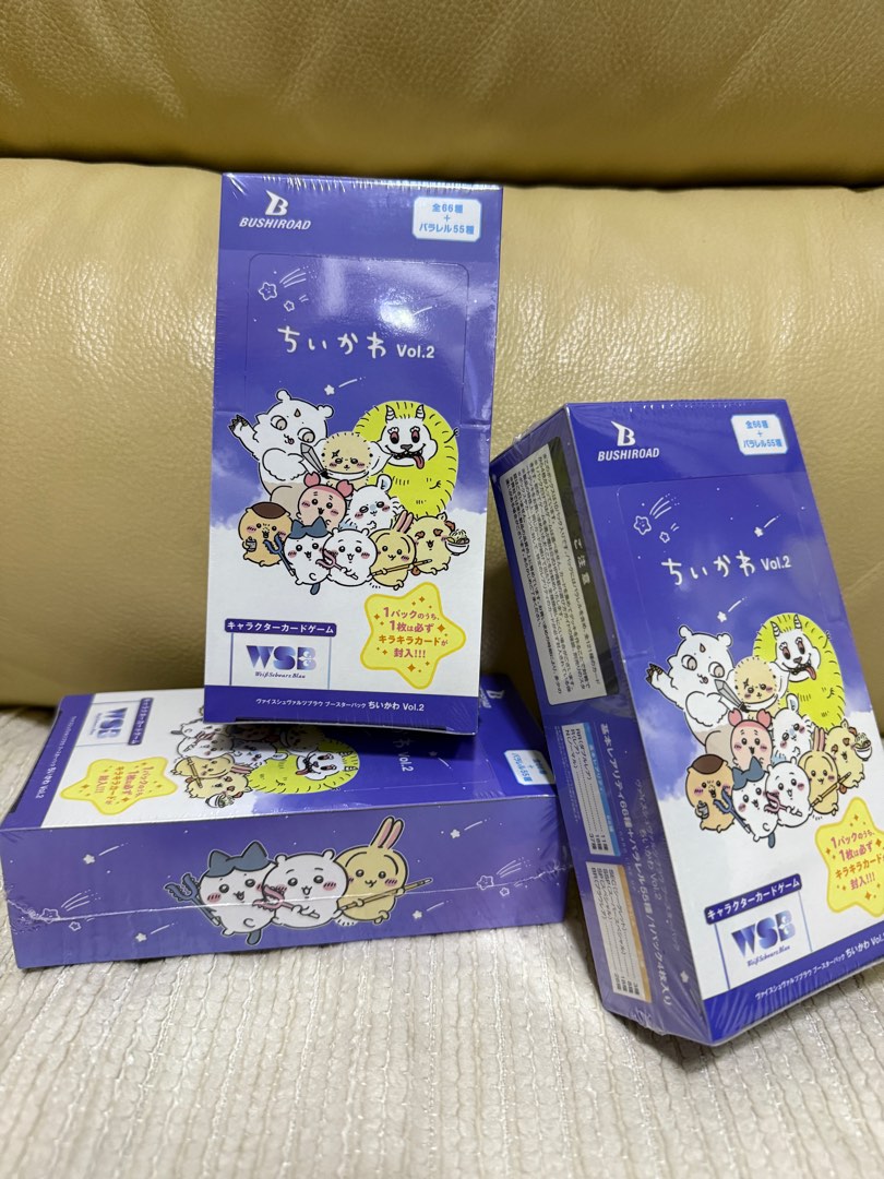 現貨 Chiikawa wsb Vol.2 卡 第二彈 盒, 興趣及遊戲, 玩具 & 遊戲類 - Carousell