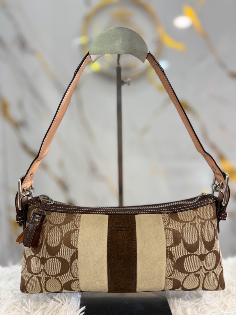 Coach Signature Sufflette Baguette Bag 7039, Luxury, Bags & Wallets on ...