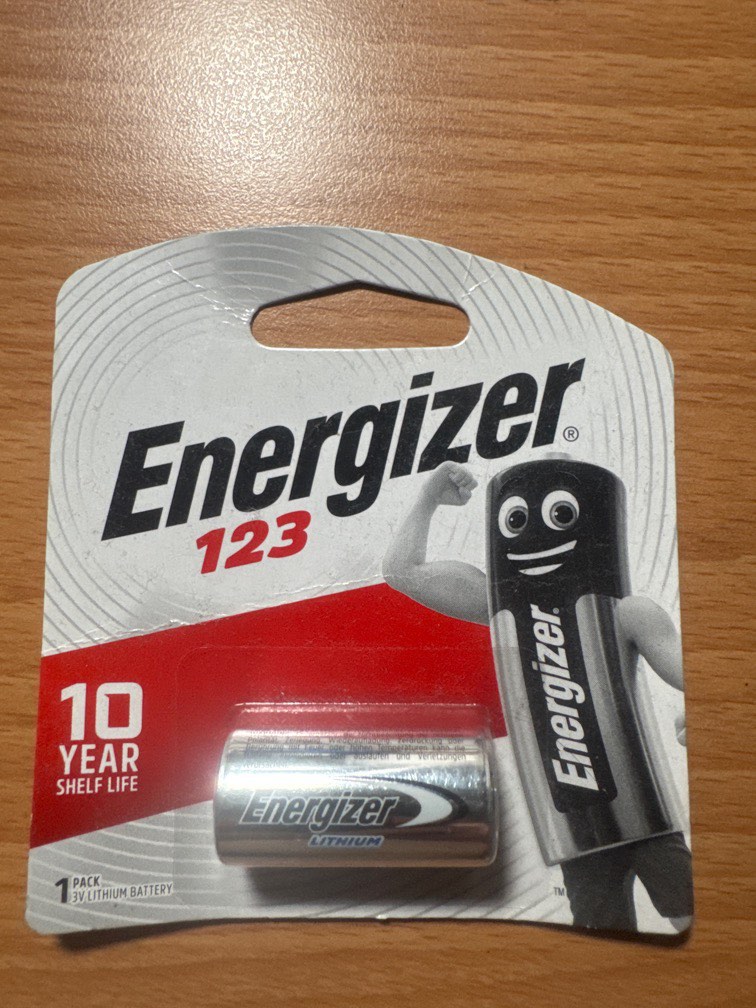 Energizer 3v 123 Lithium Battery, Photography, Photography Accessories, Batteries & Chargers on ...