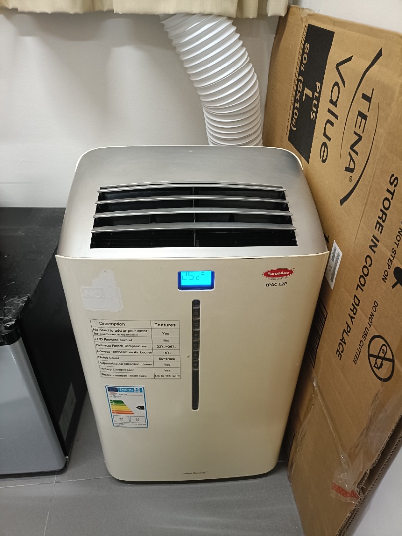 Europace portable aircon 12k Btu, TV & Home Appliances, Portable Air ...
