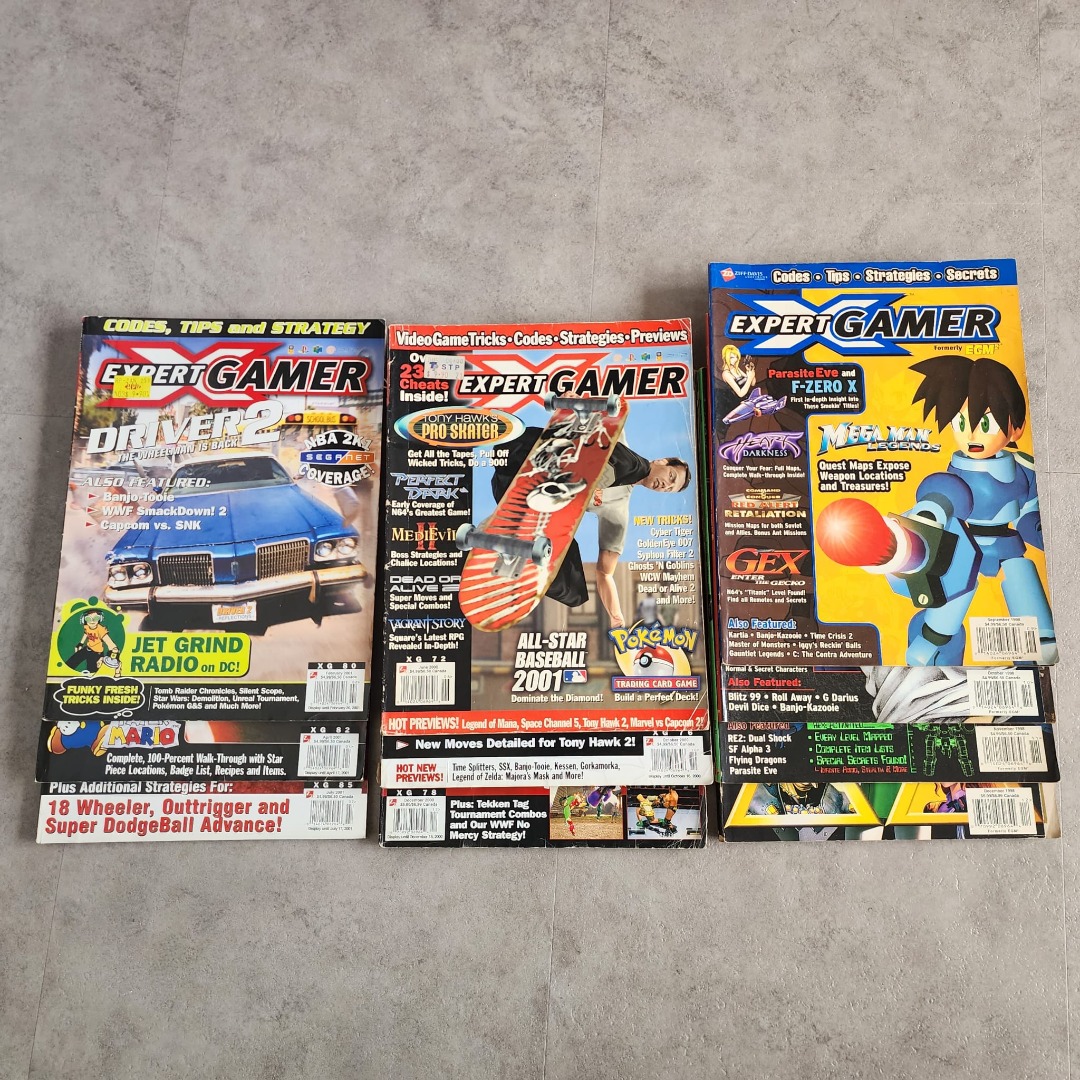 Expert Gamer Magazines (1998, 2000, 2001), Hobbies & Toys, Books ...
