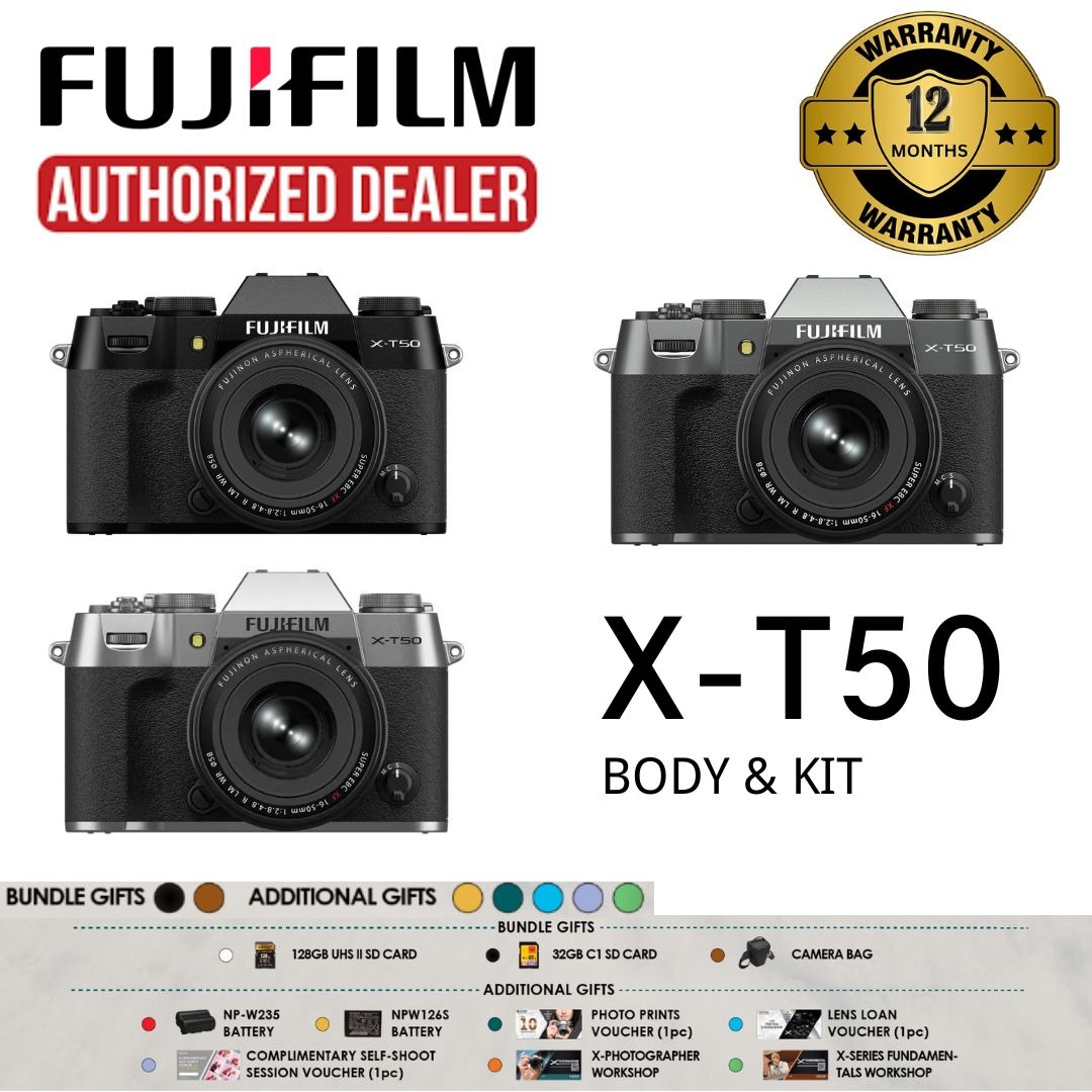 FUJI XT50 BODY / FUJI XT50 15-45 KIT / FUJI XT50 16-50 KIT / FUJIFILM X ...