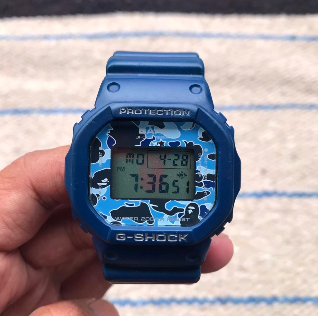 GShock X A Bathing Ape, Men's Fashion, Watches & Accessories, Watches ...
