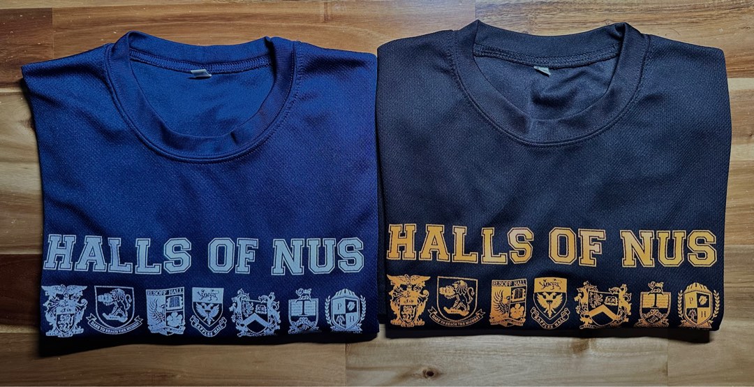 Kent Ridge Hall & Sheares Hall Halls of NUS (HONUS) T Shirt, Men's ...