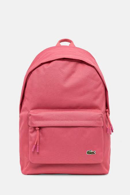 Lacoste Backpack Pink, Women's Fashion, Bags & Wallets, Backpacks on ...